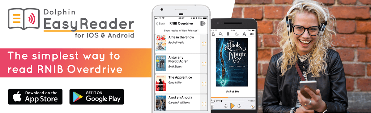 Dolphin Computer Access Announces Free EasyReader App for Talking Books developed with RNIB - BESA
